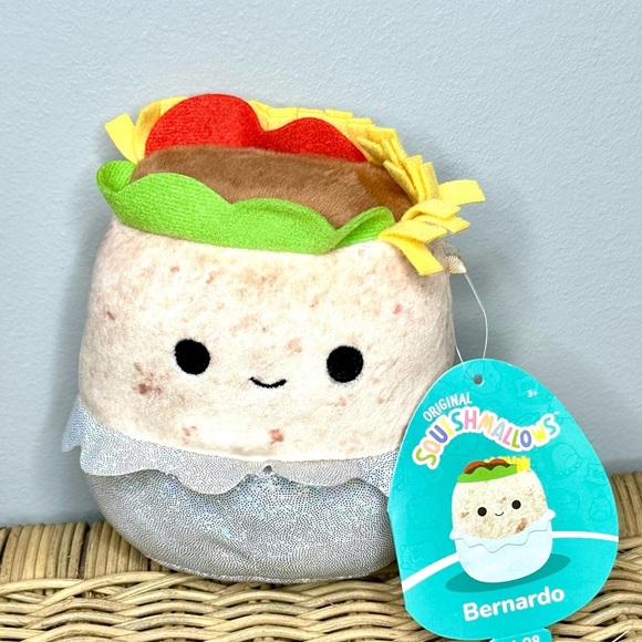 Squishmallows | Toys | Squishmallows Bernardo The Burrito Silver Foil ...